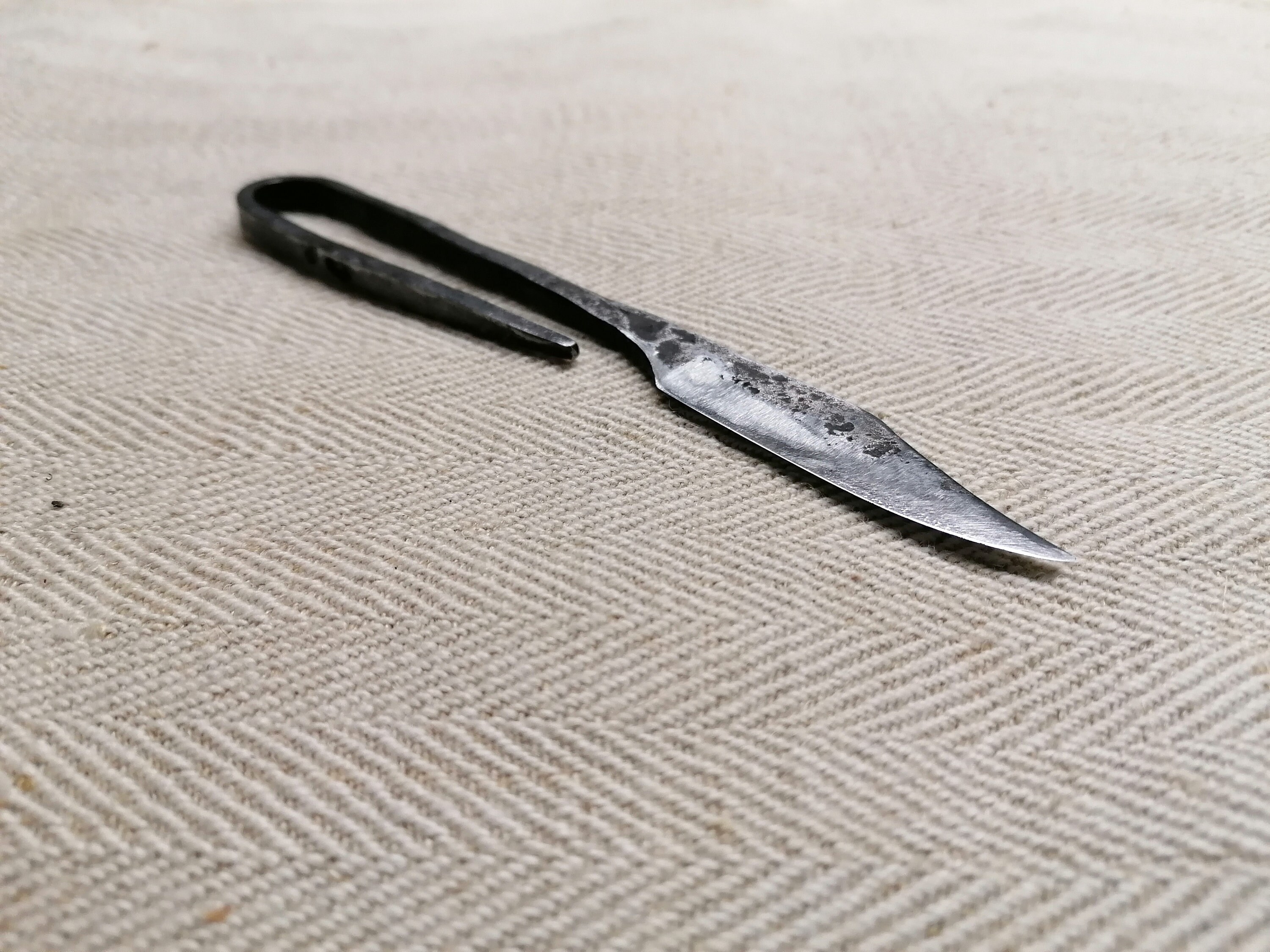 Hand Forged Primitive Neck Knife - Etsy