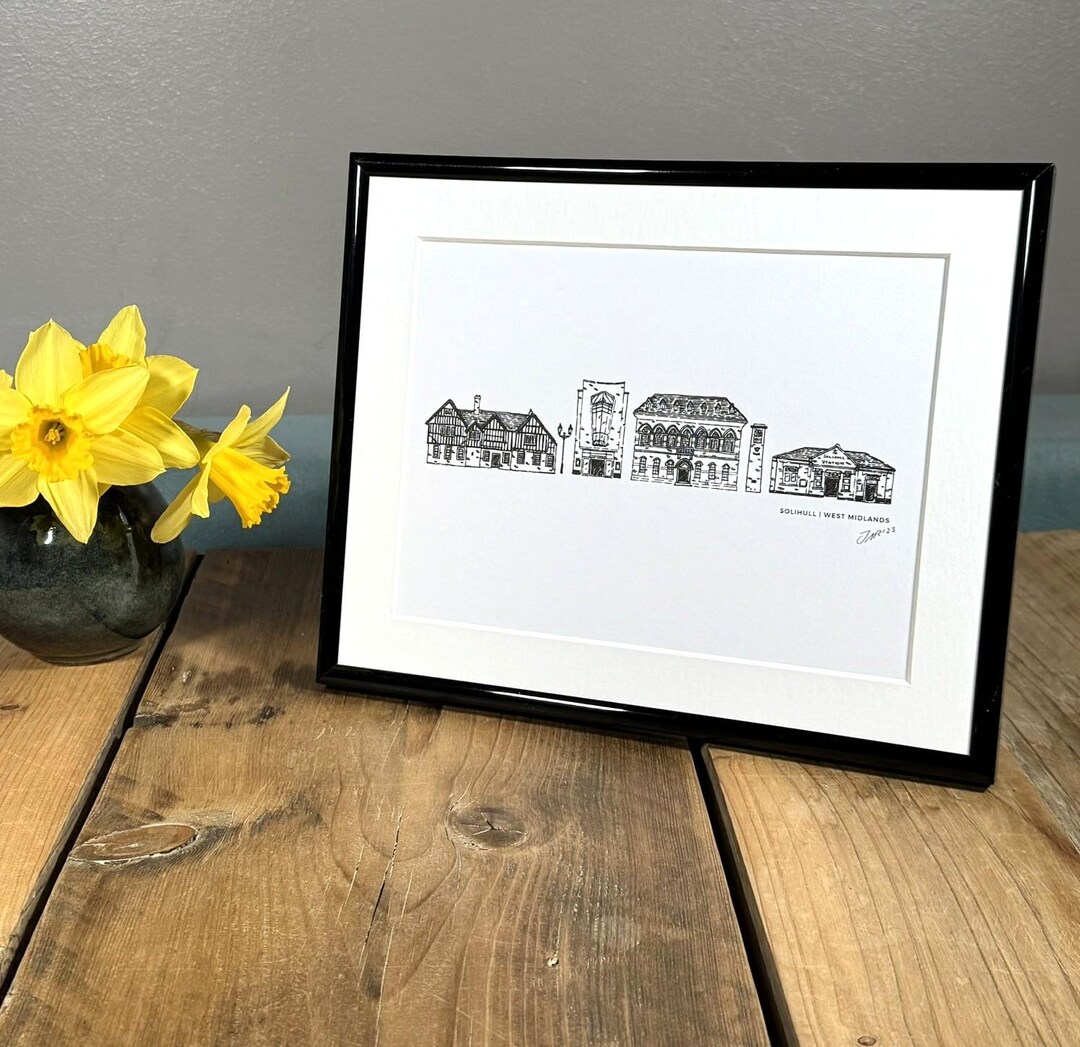 Solihull - 10x8 Inch Signed Print - Etsy