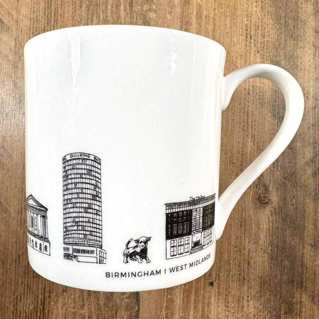 Birmingham Landmarks Fine Bone China Mug - Etsy
