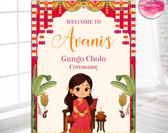 Nepali Gunyo Cholo Invitation Card - Etsy