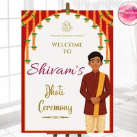 Dhoti Ceremony Welcome Signs as Dothi Ceremony Welcome Boards, Dhoti ...