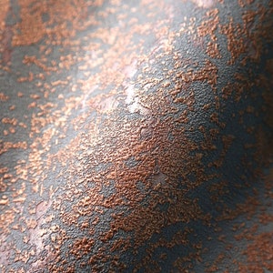 NEWROOM Behang Koper Non-woven Behang Licht Glanzend - Betonbehang Uni ...