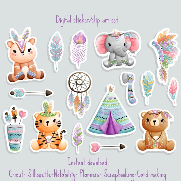 Tribal Clip Art - Etsy