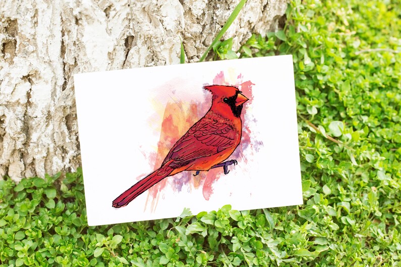 Christmas Gifts For Widows Red Cardinal Poster Printable Memorial Poem ...