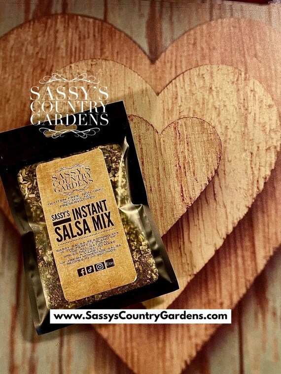 Salsa Mix Salsa Spice Mix Packets Quick & Easy Salsa Mild - Etsy