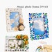 Mosaic Photo Frame DIY Kit, Handmade Decorate Photo Frame Kit,home ...