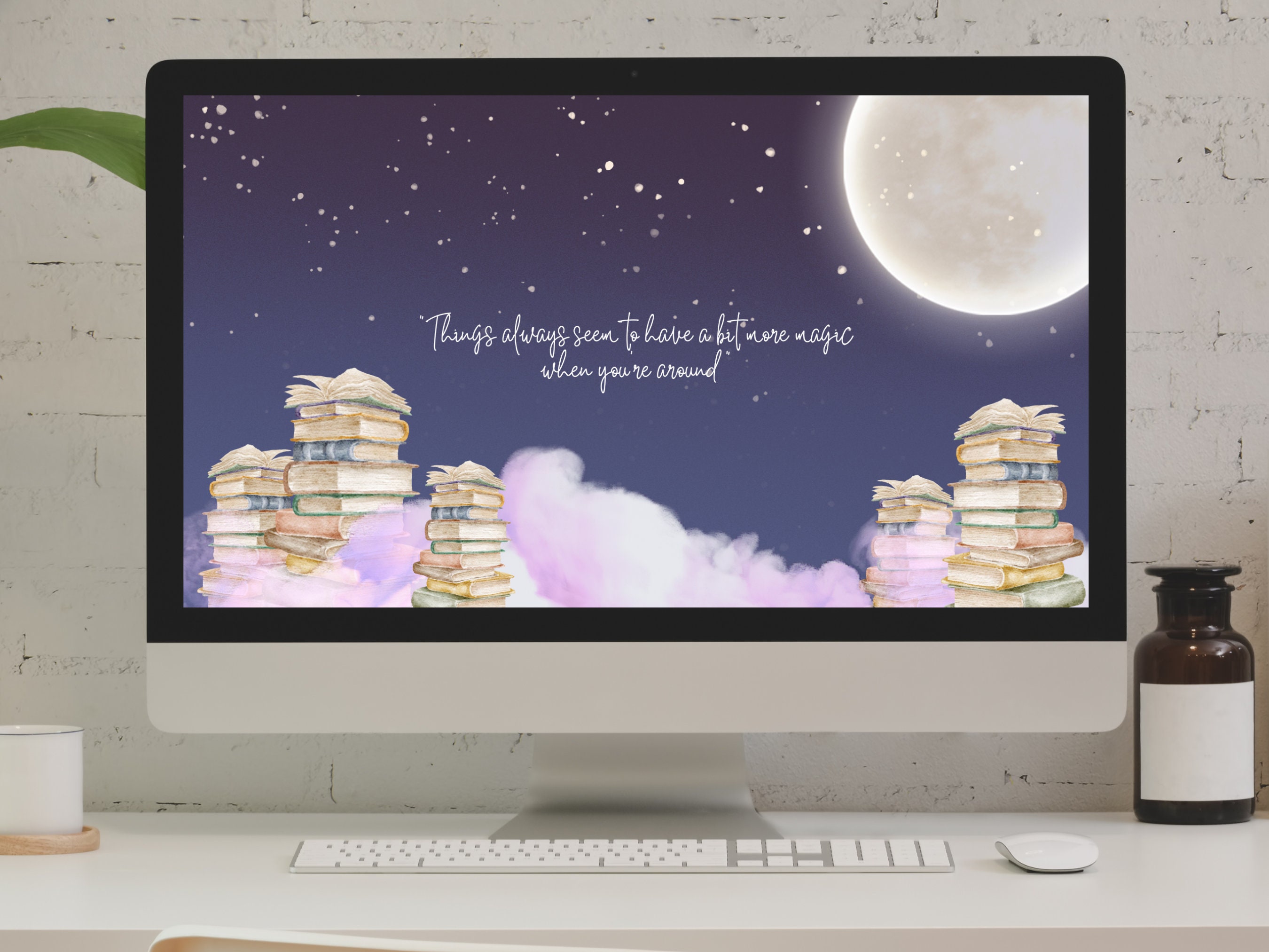Dreamlight Valley Desktop | Merlin Inspired Background - Etsy