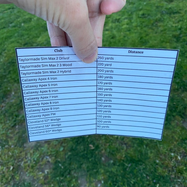 Golf Distance Tracker - Etsy