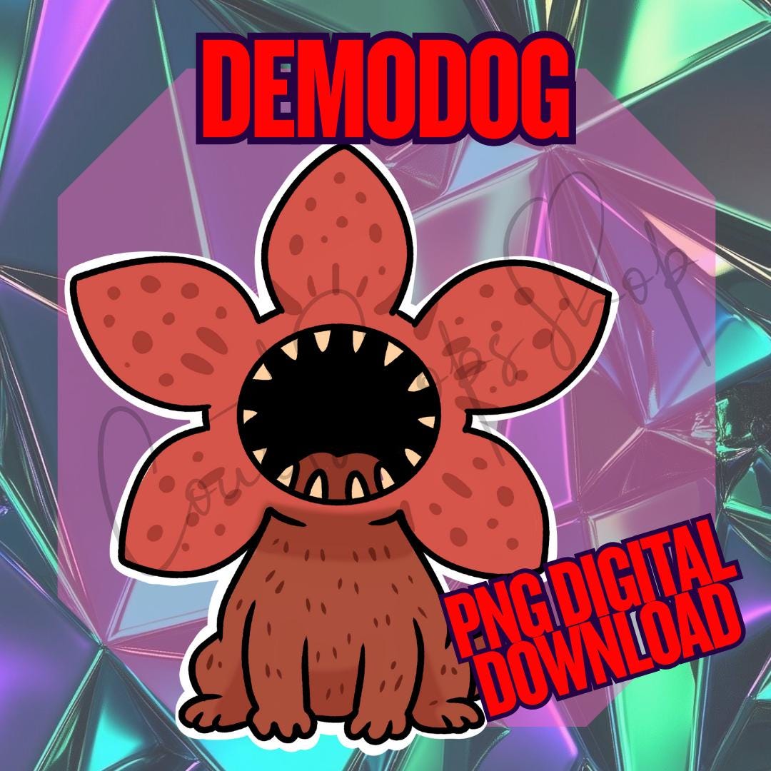 Demodog PNG – Cute Stranger Things Inspired Parody Monster – Digital ...