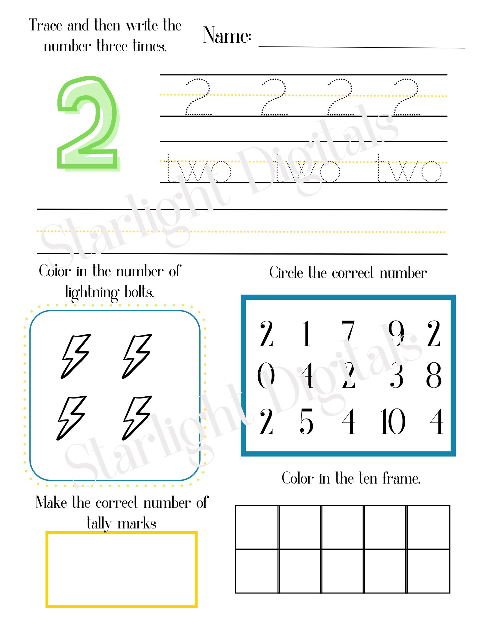 Preschool/kindergarten Number Practice, Home School Worksheets, Writing ...