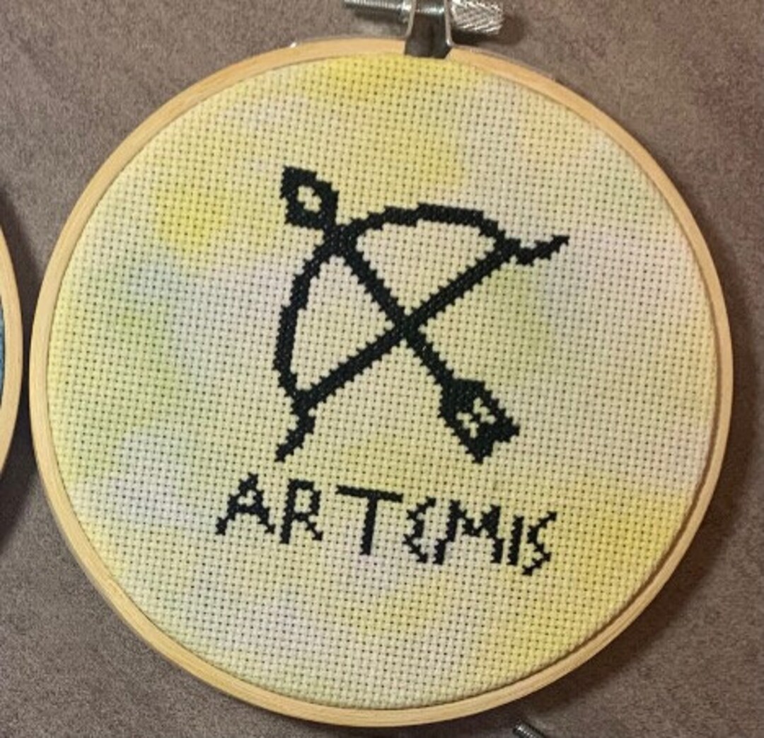 Artemis Percy Jackson Cross Stitch Pattern - Etsy