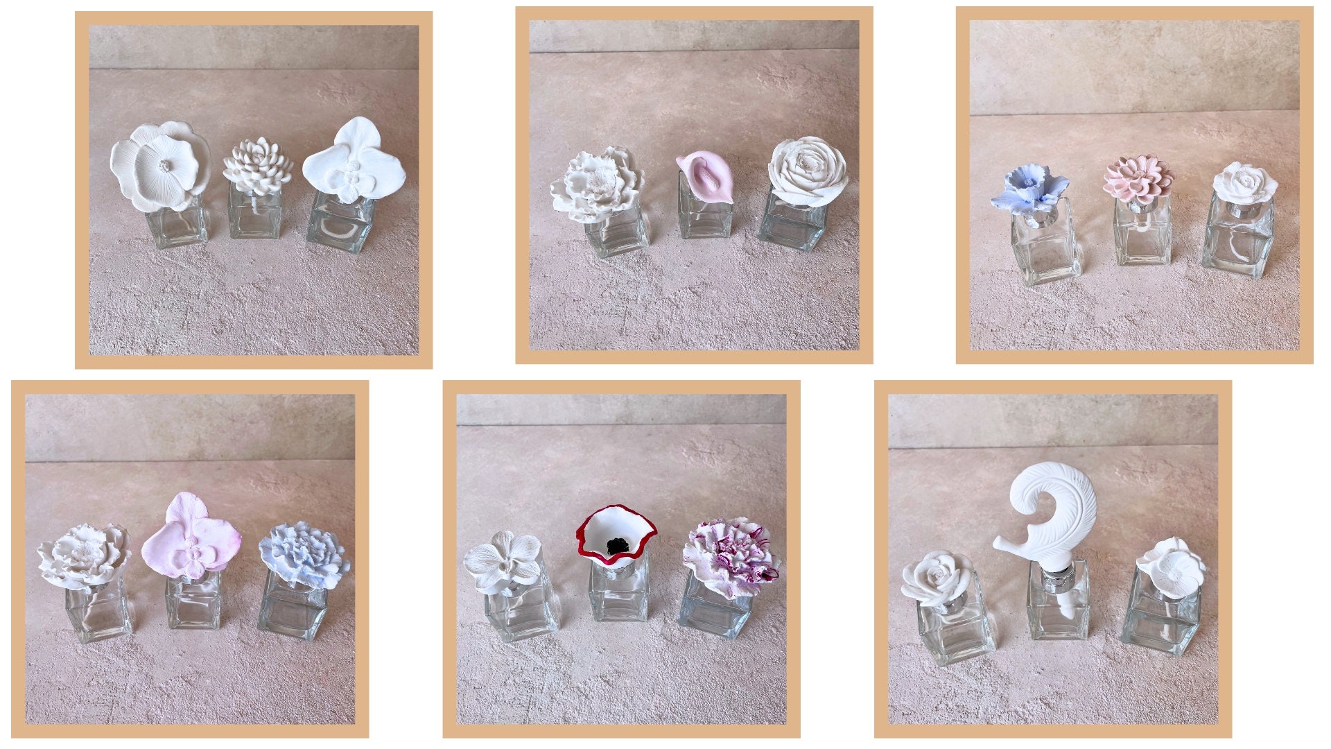 Diffuser 100cc With Flower Sticks in Personalized Design Box - Etsy