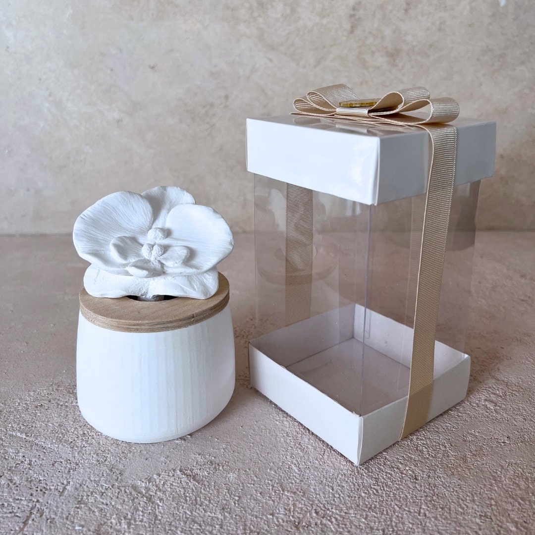 Diffuser W/ Flower Sticks and Wooden Top Detail 100cc for Wedding ...