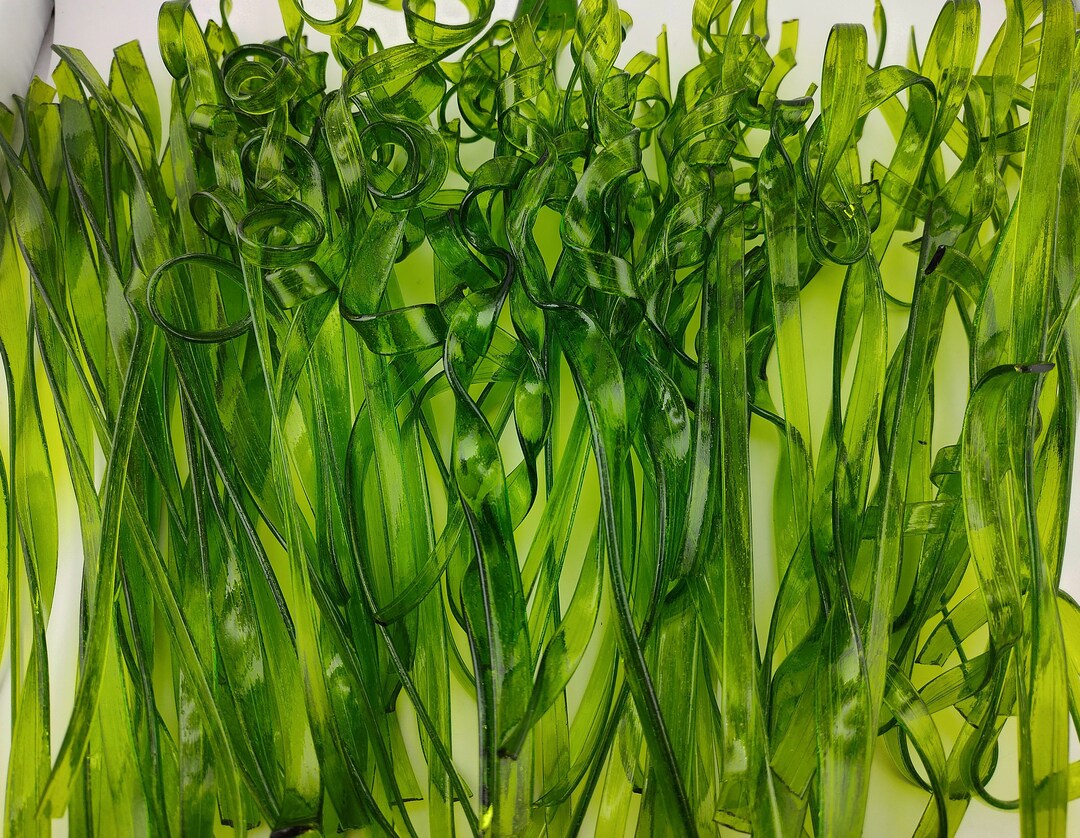 COE90 Spring Green IRID Transparent Vitrigraph RIBBON for Fused Glass ...