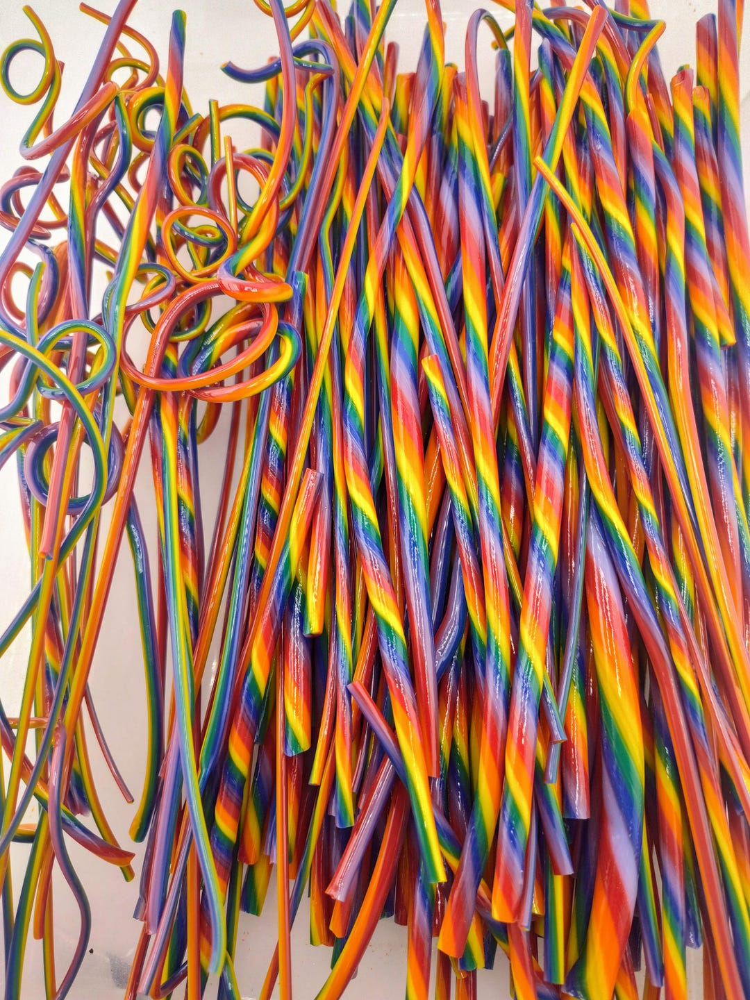 COE90 Rainbow Pride Vitrigraph for Fused Glass Projects! 4 Oz Package ...