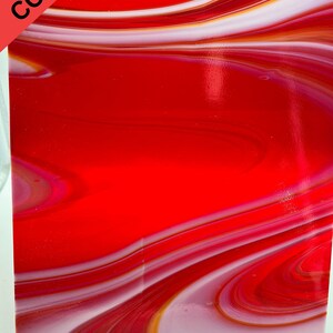 COE96 22mm Strawberries and Cream Waterjet Cut Hearts! 3 Pack!!! - Etsy