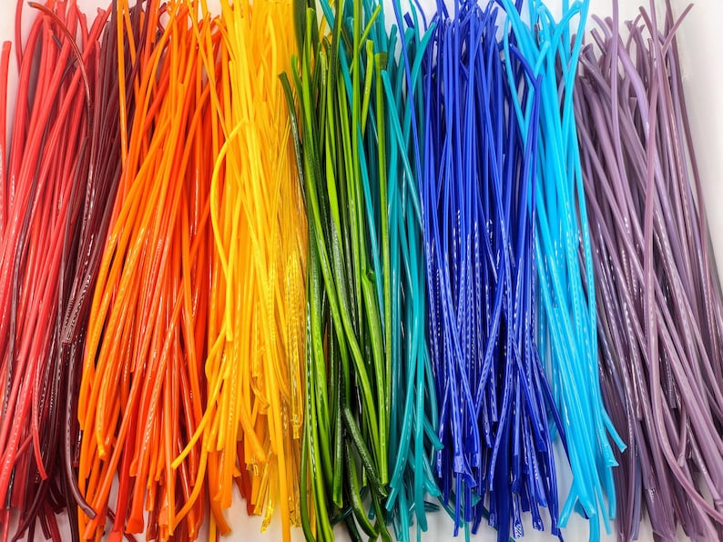 COE90 Rainbow Mystery Sticks Vitrigraph Pack! 3 Oz Package! - Etsy
