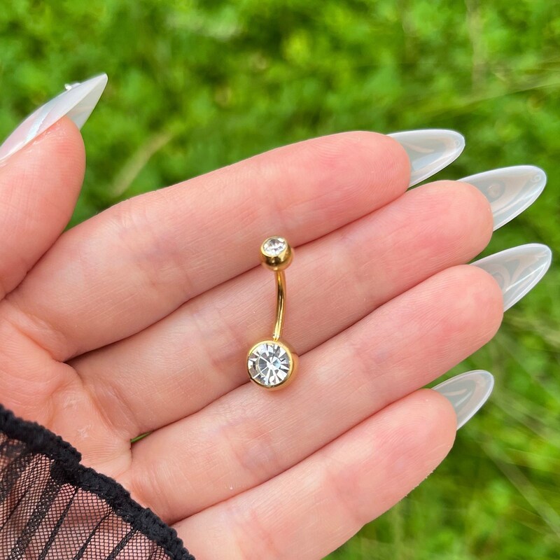 Simple Belly Button Rings - Etsy