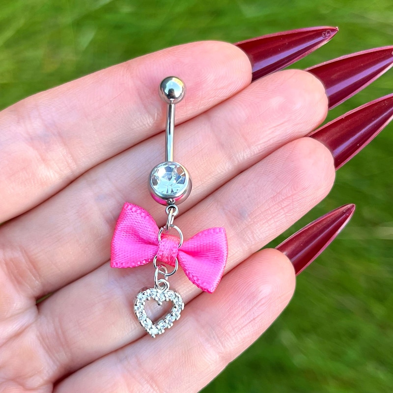 Bow Belly Ring - Etsy