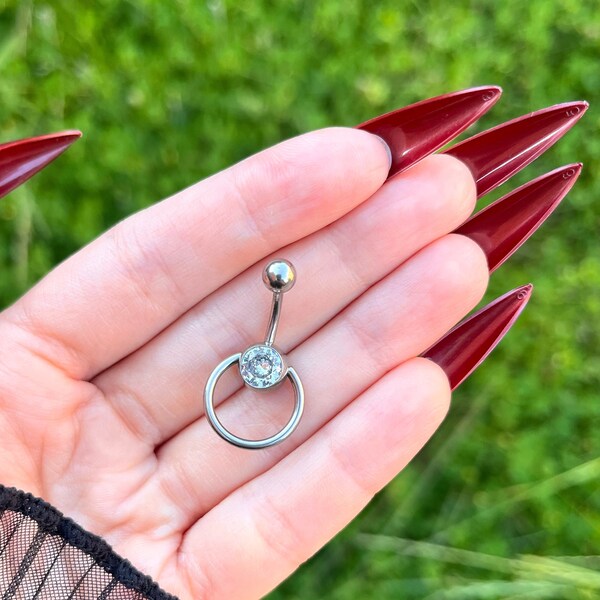 Minimal Belly Ring - Etsy