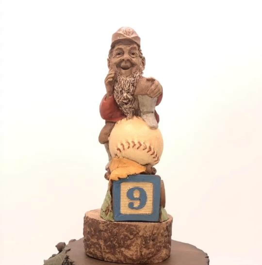 Number 9 - Baseball Block, by Tom Clark / Tim Wolfe - Mint Condition - Etsy