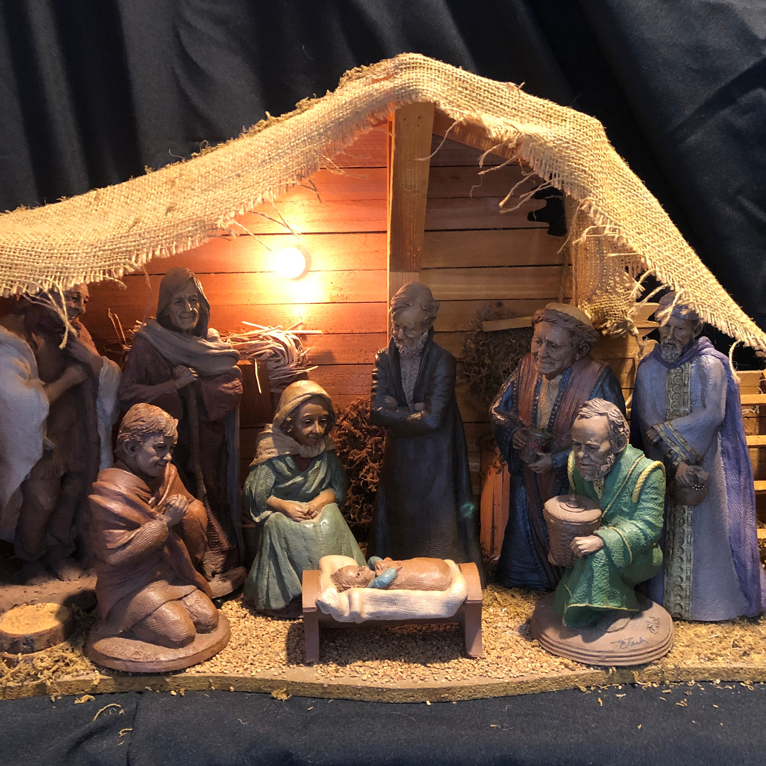 Mary and Jesus Nativity, by Tom Clark 1 of 10 Pcs. Set - Etsy