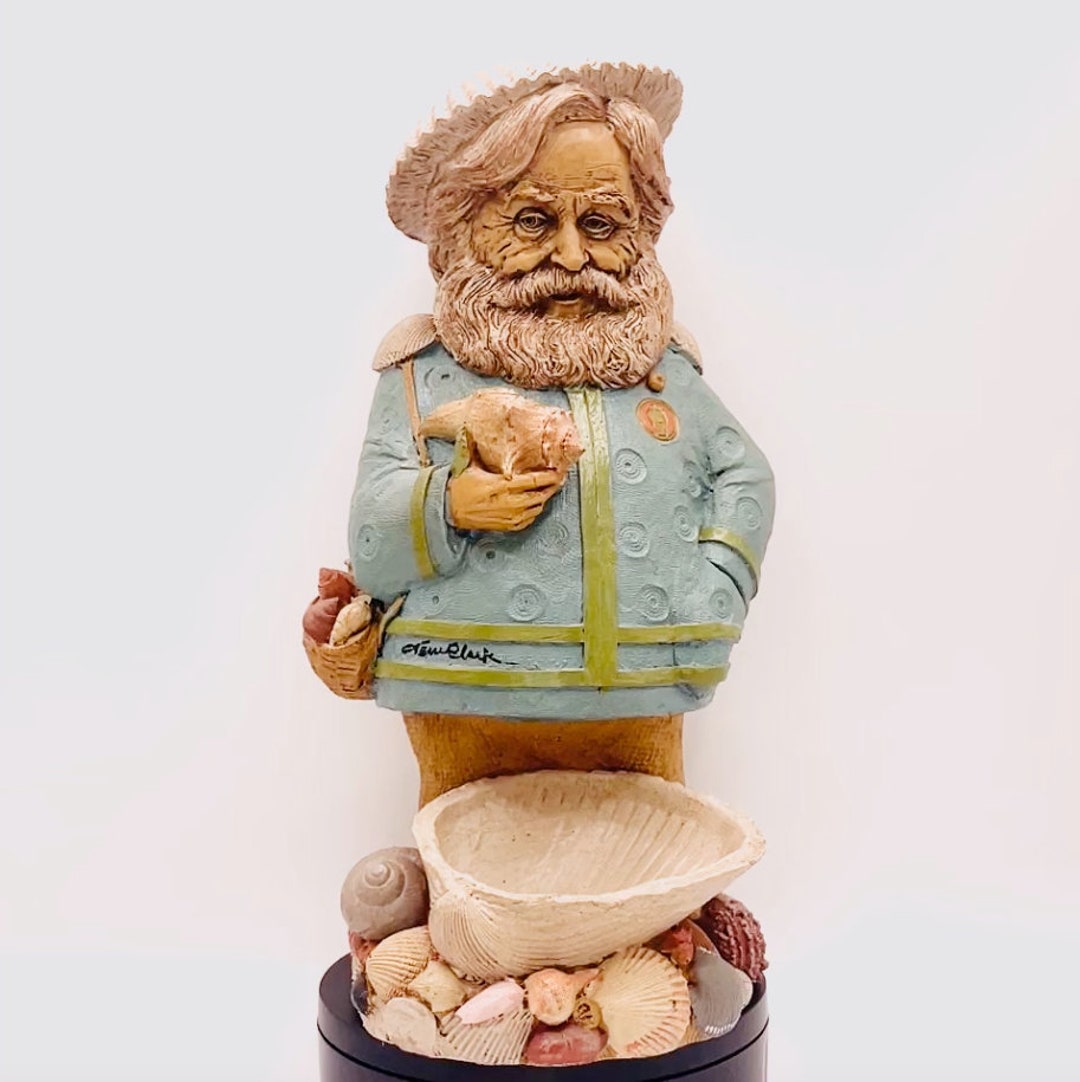 Shell Oyl, Ink Signed by Tom Clark - Seashell Large Gnome - Etsy