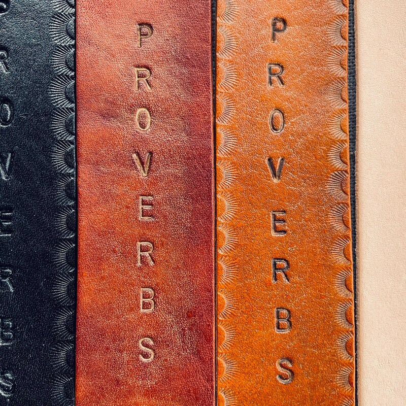 Handstamped Bookmark - Etsy