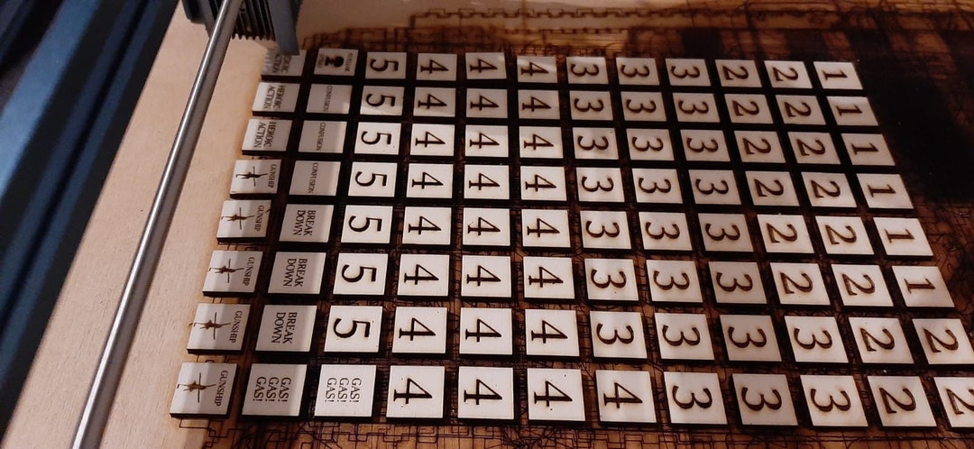 Battlegroup Wooden Token/marker Set | Various Versions | Pinned ...