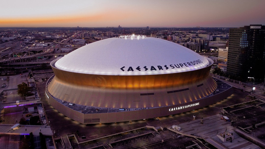 Iconic Photograph of New Orleans Caesar's Superdome - Etsy