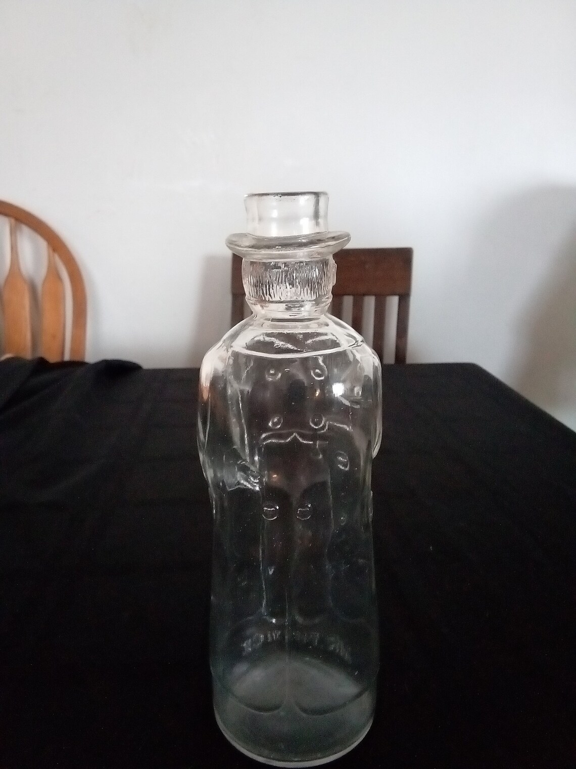 Vintage Glass Vinegar Bottle - Etsy