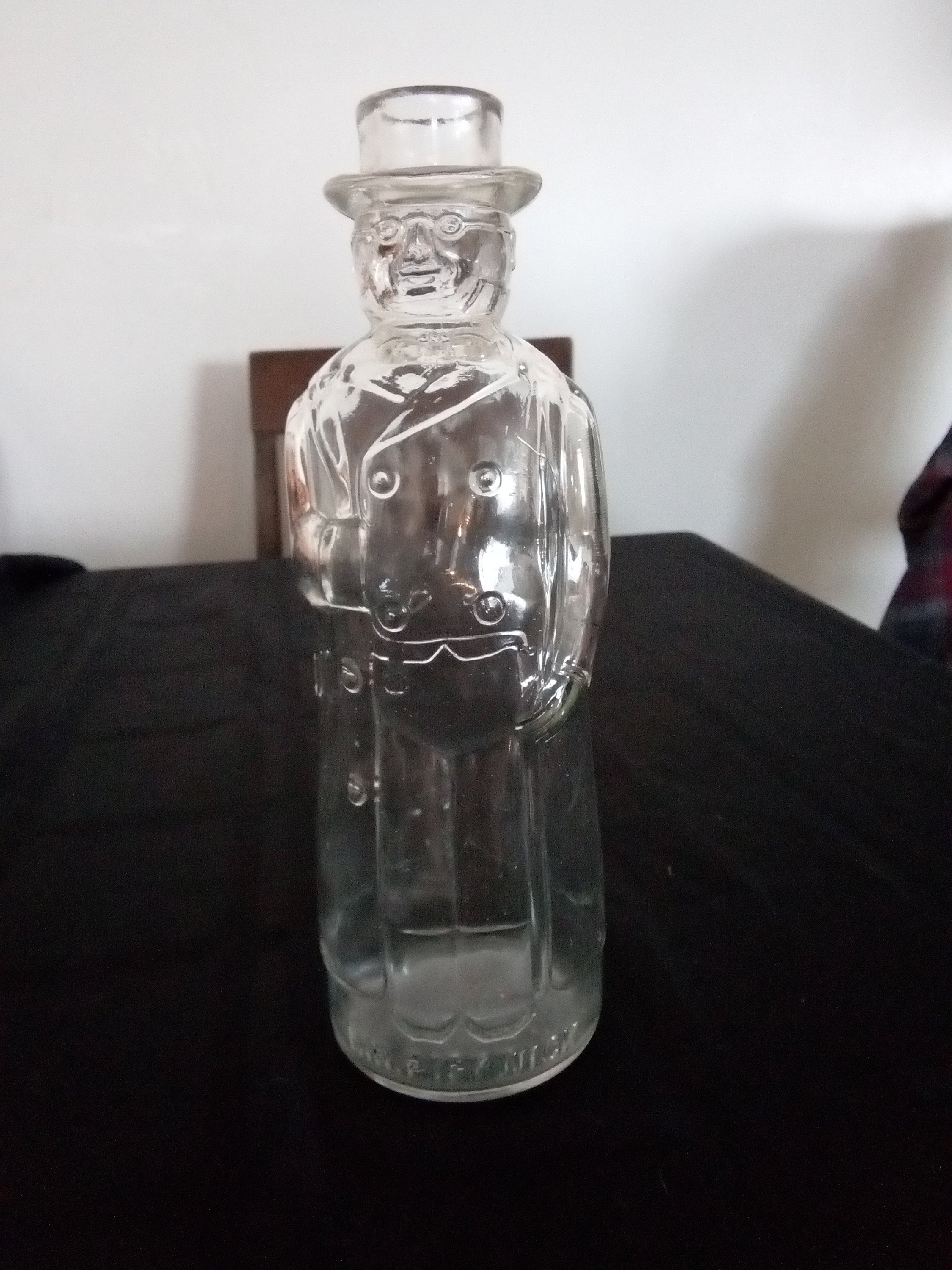 Vintage Glass Vinegar Bottle - Etsy