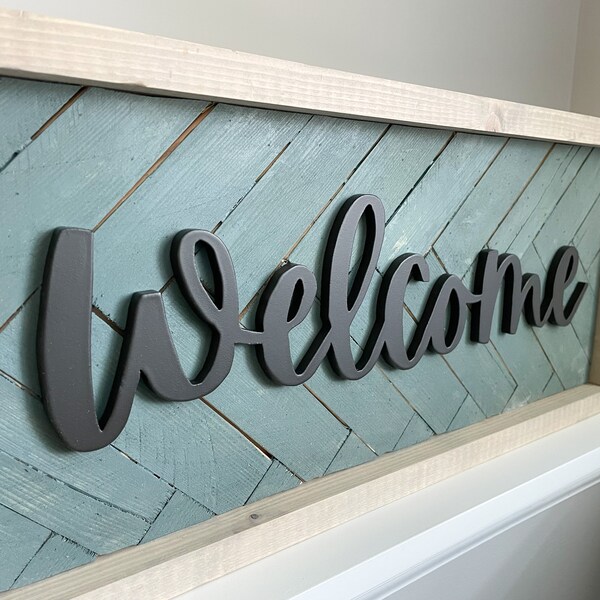 Chevron Wall Art - Etsy