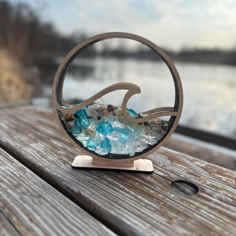 Sea Glass Boxed Pictures - Etsy