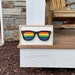 Pride Wall Art 3D Rainbow Glasses Pride Art - Etsy