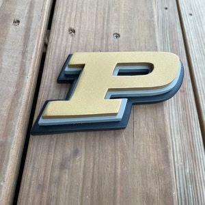 Purdue Logo Wall Decor, Custom College Logo, Gift for Purdue Fan, Rec ...