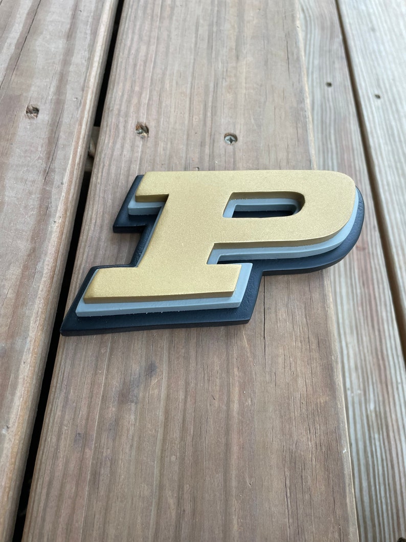 Purdue Logo Wall Decor Custom College Logo Gift for Purdue - Etsy
