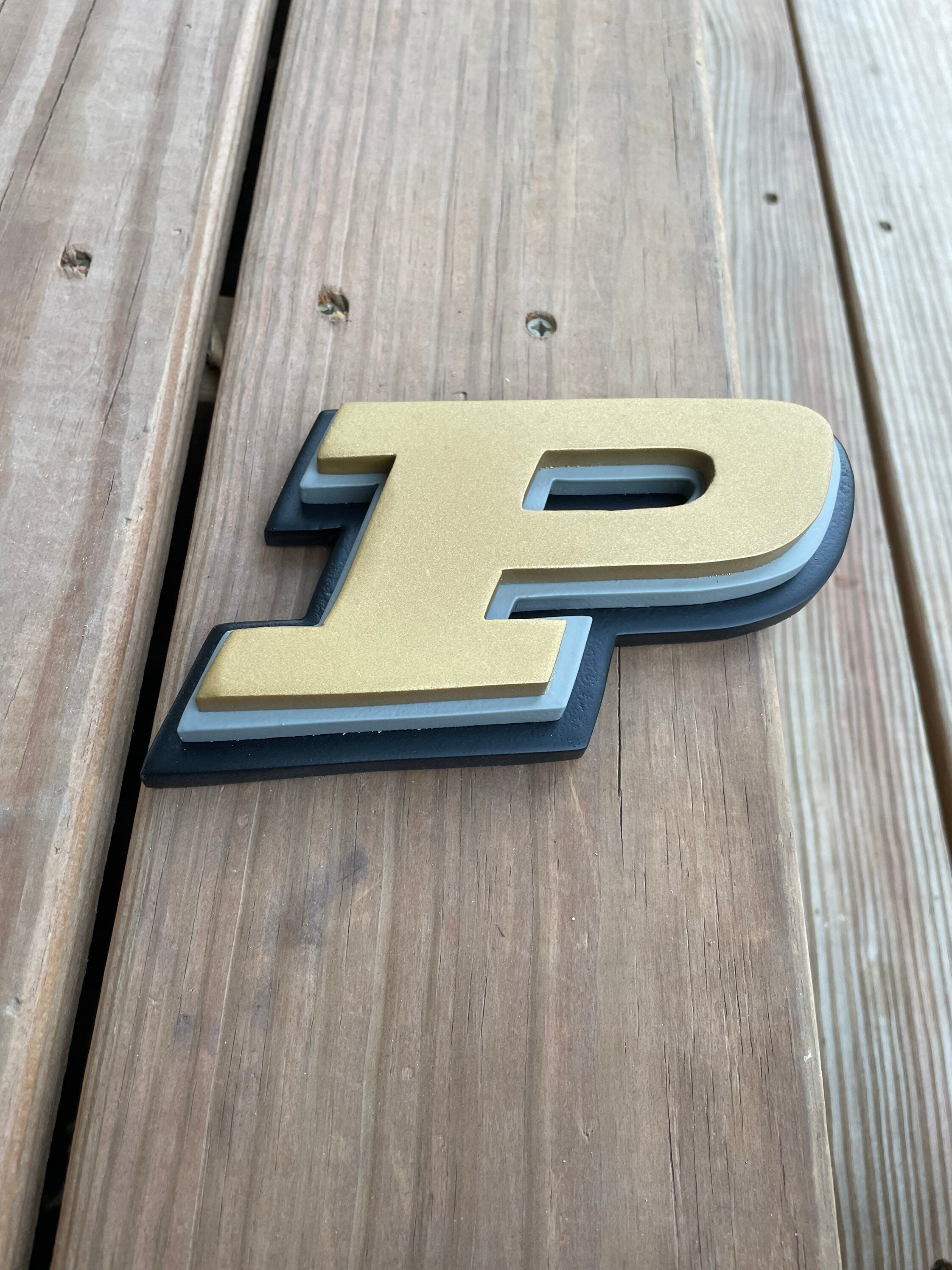 Purdue Logo Wall Decor Custom College Logo Gift for Purdue - Etsy