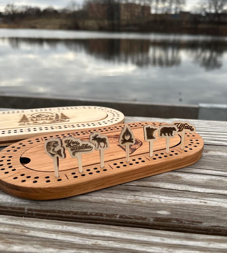 Custom Cribbage Pegs, State Cribbage Pegs, Nature Theme, Minnesota ...