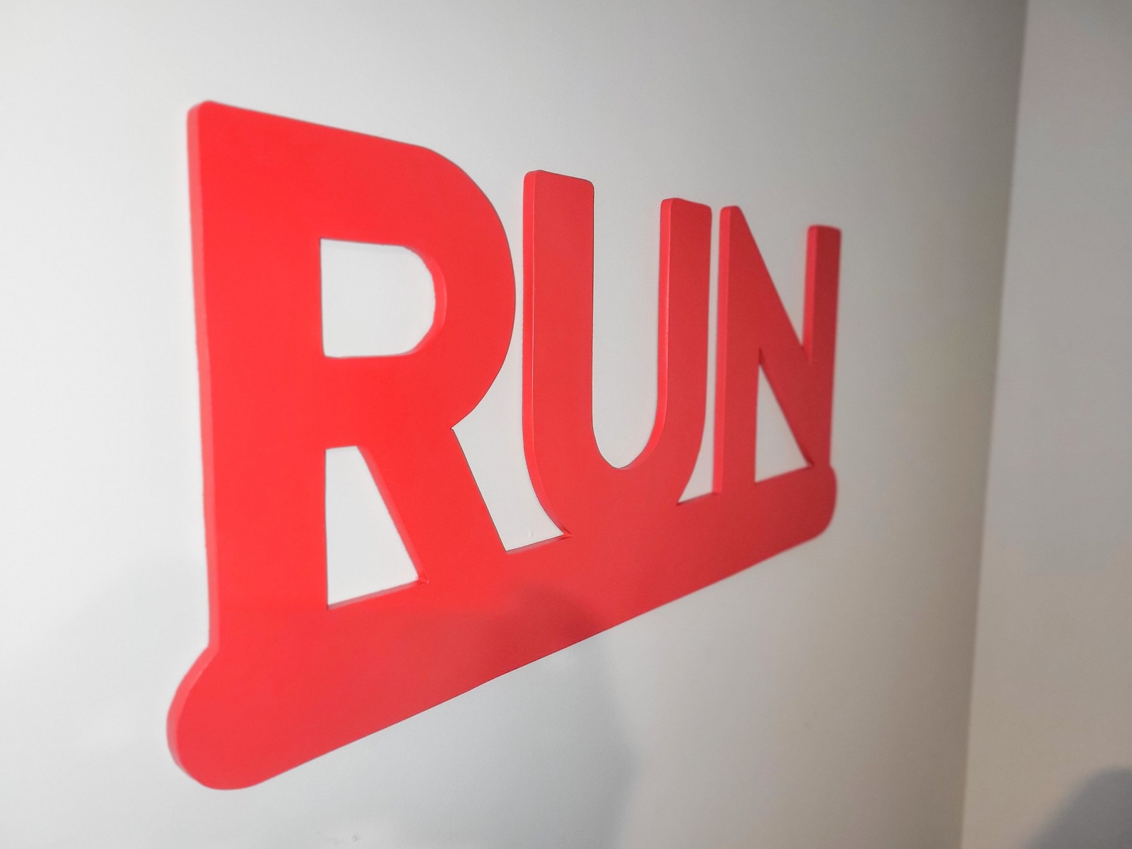 Home Gym Wall Decor Run Sign Gift for Runner Workout Room - Etsy
