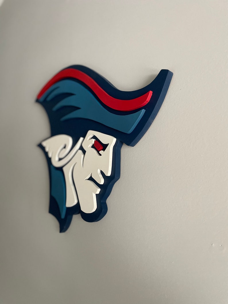 Custom Team Logo Wooden Sign Football Team Logo Sign High - Etsy