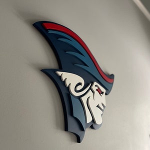 Custom Team Logo Wooden Sign Football Team Logo Sign High - Etsy