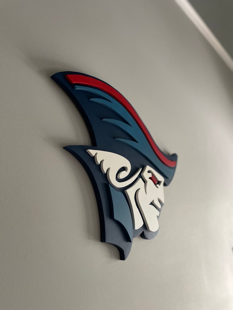 Custom Team Logo Wooden Sign Football Team Logo Sign High - Etsy