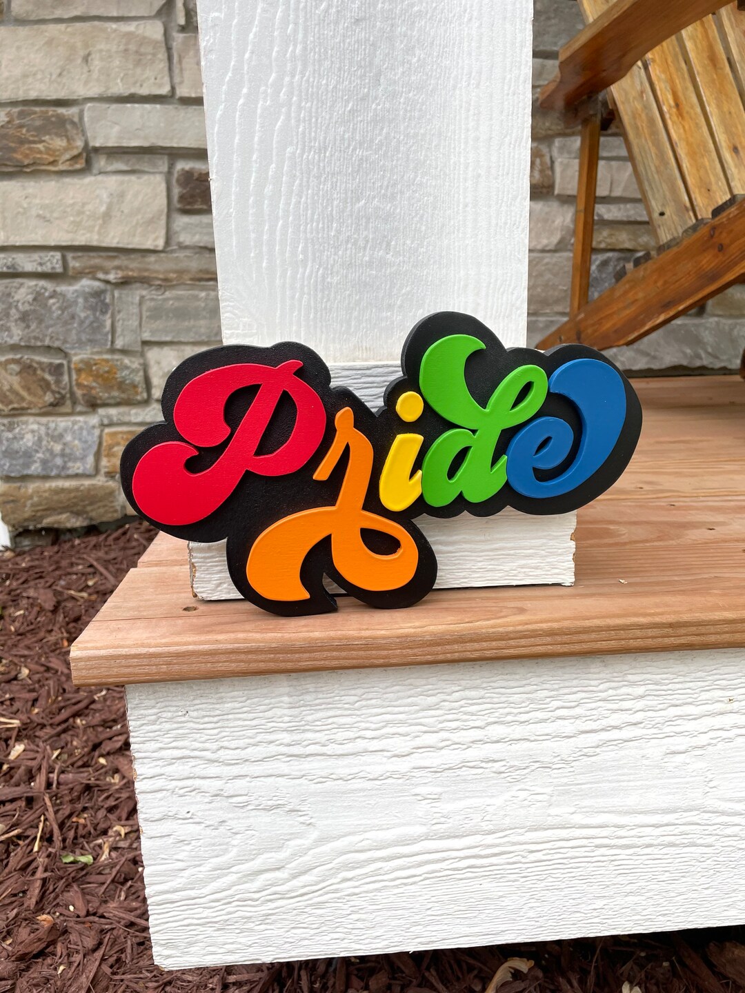 Pride Wall Decor, Pride Decor, 3D Wooden Pride Art Piece - Etsy