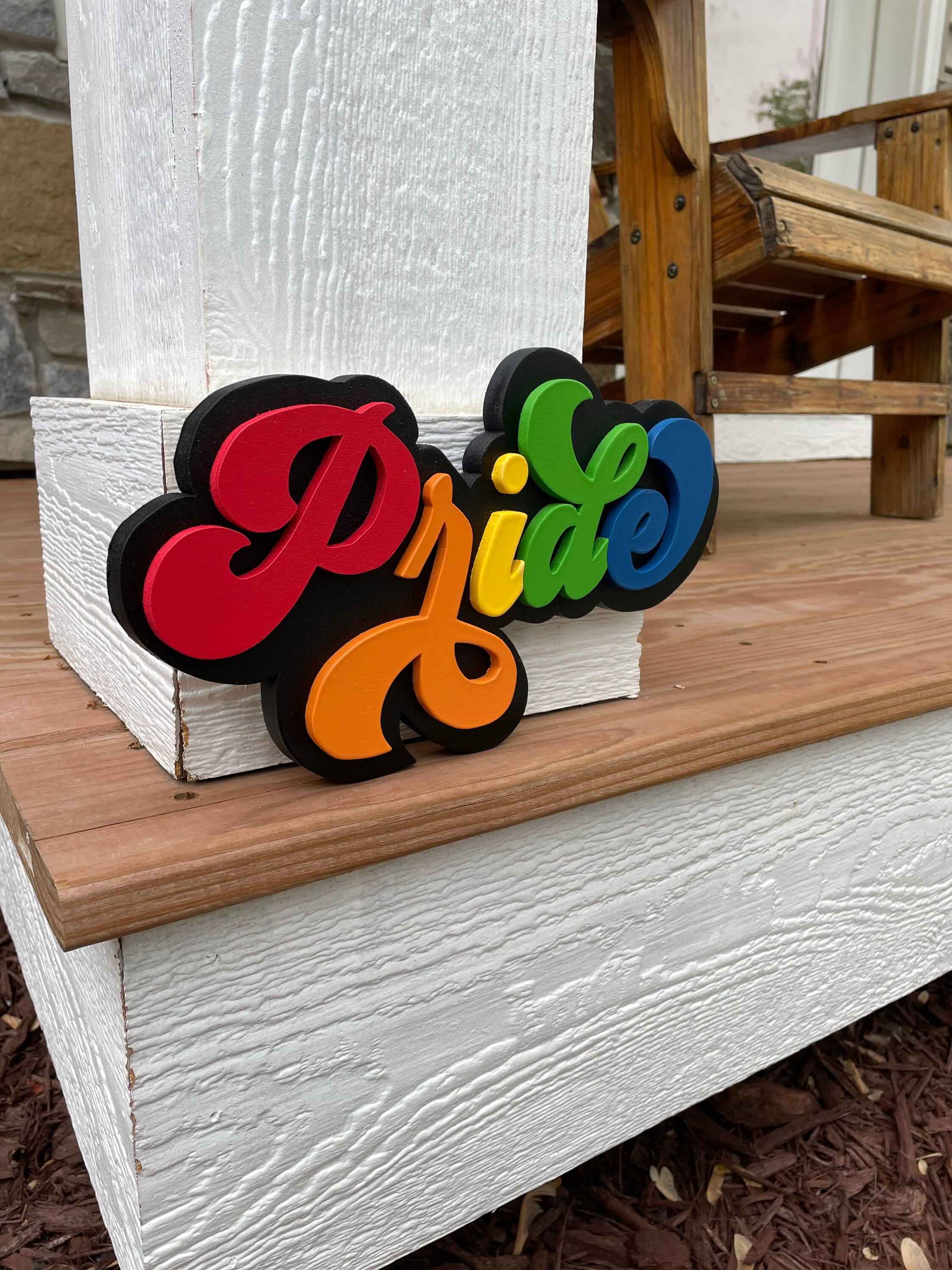 Pride Wall Decor, Pride Decor, 3D Wooden Pride Art Piece - Etsy
