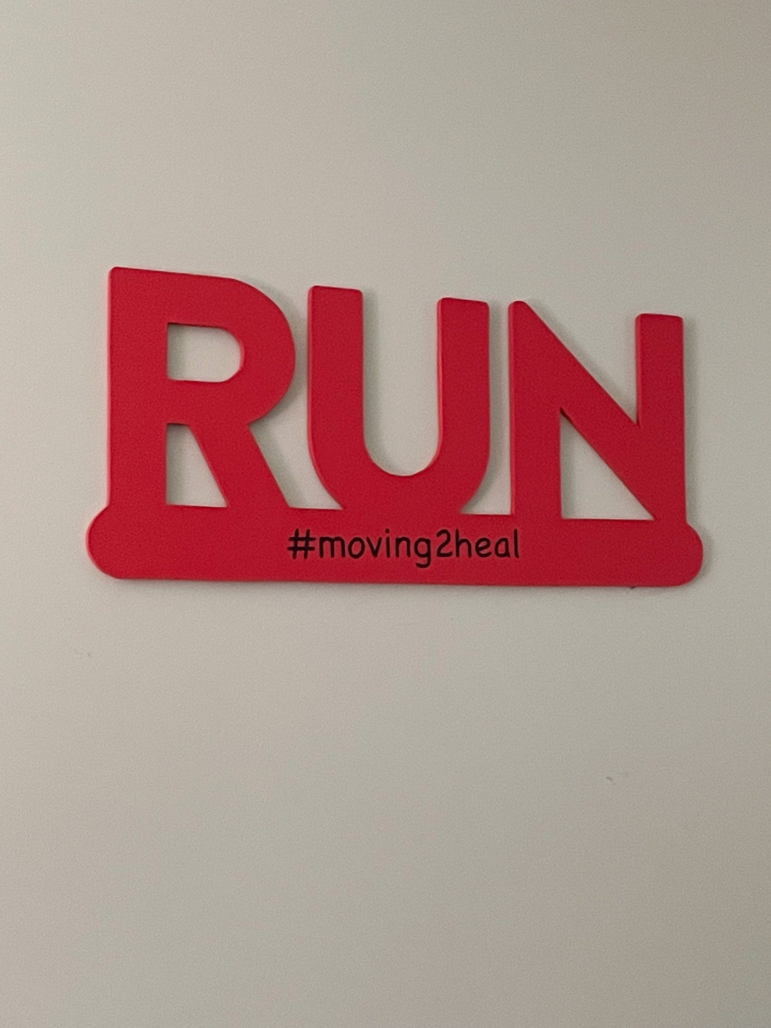 Home Gym Wall Decor Run Sign Gift for Runner Workout Room - Etsy