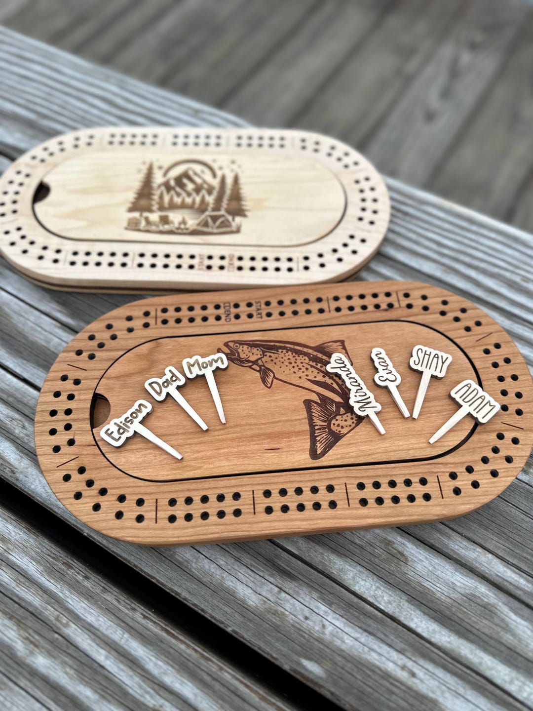Custom Cribbage Pegs, Personalized Cribbage Pegs, Name Pegs for ...