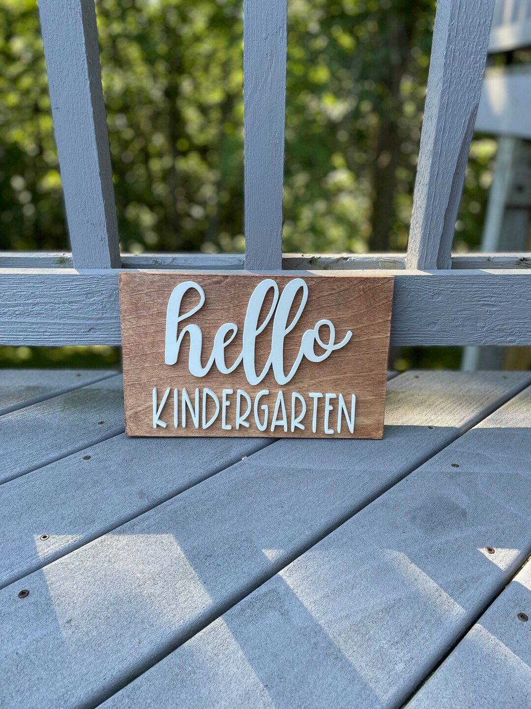 Back to School Sign, Hello Kindergarten Sign, Kids Back to School Photo ...