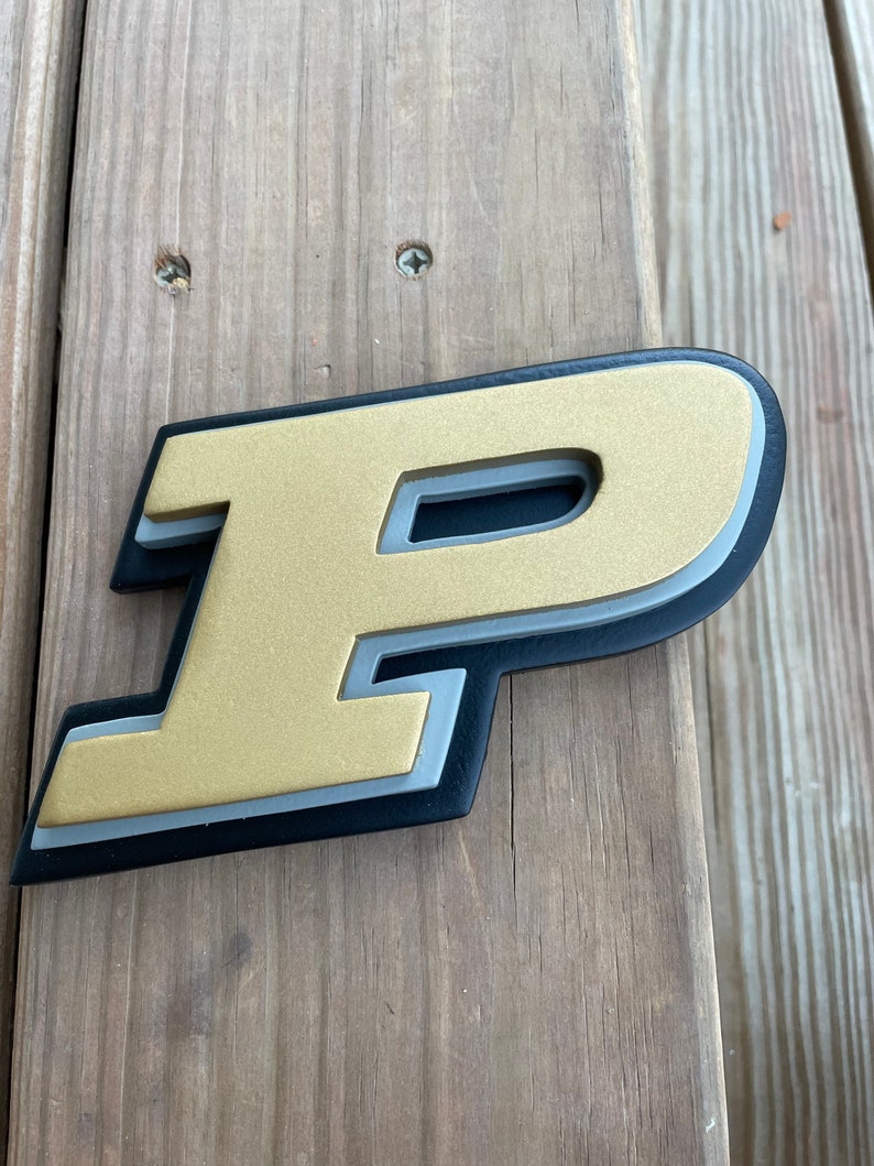 Purdue Logo Wall Decor Custom College Logo Gift for Purdue - Etsy
