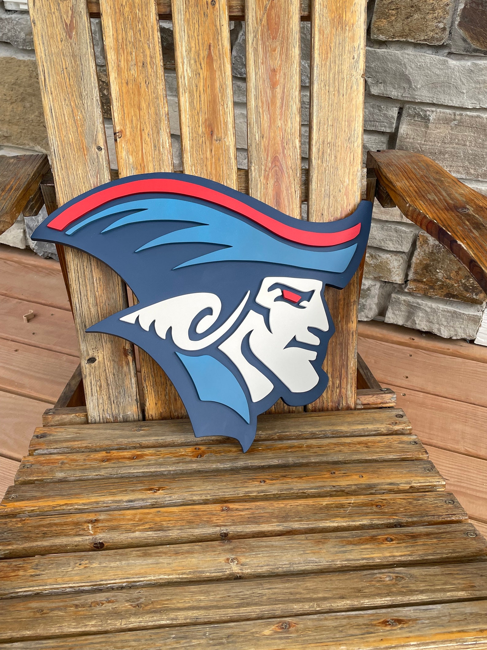 Custom Team Logo Wooden Sign Football Team Logo Sign High - Etsy